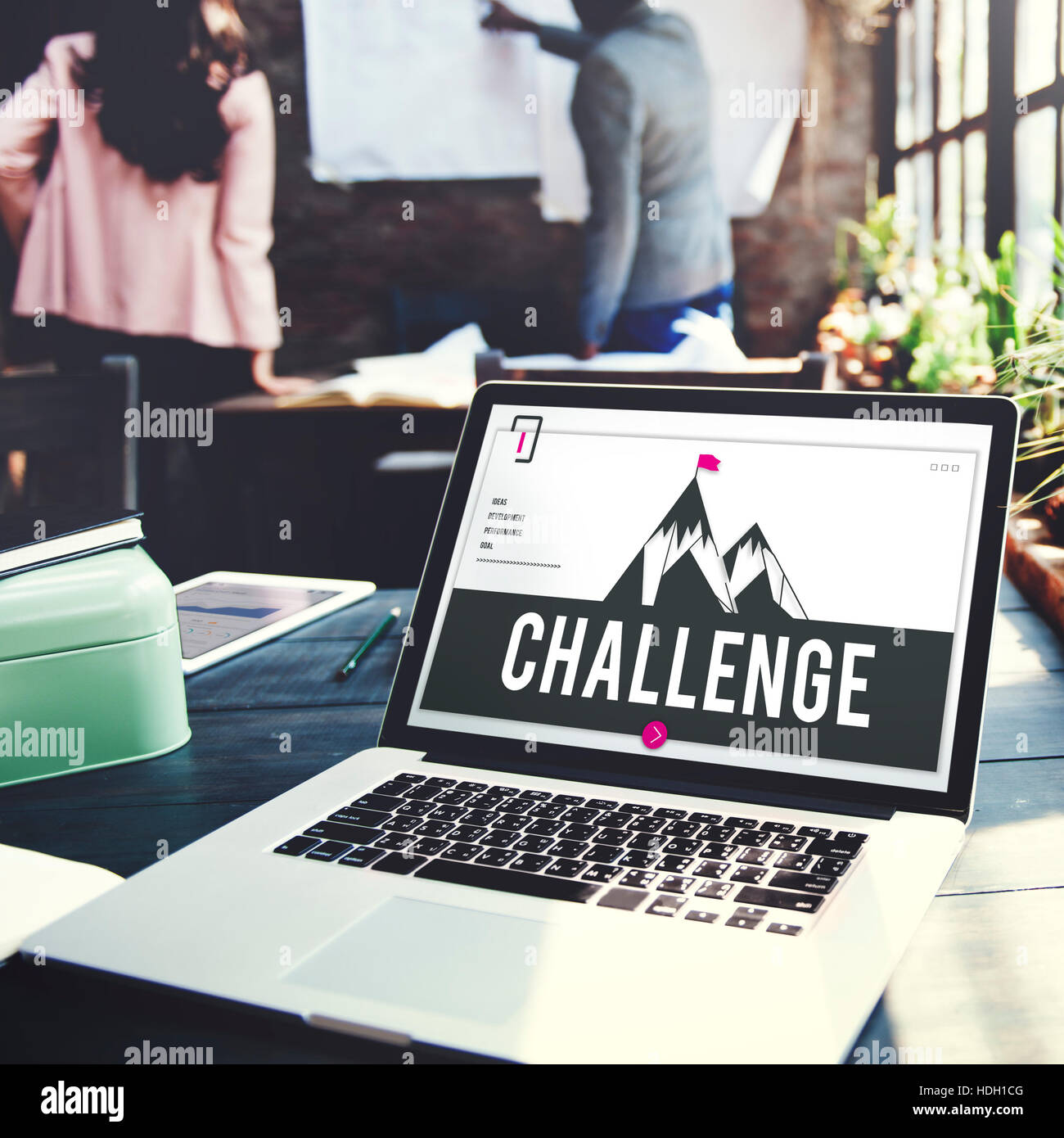 Challenge Target Improvement Strategy Concept Stock Photo - Alamy