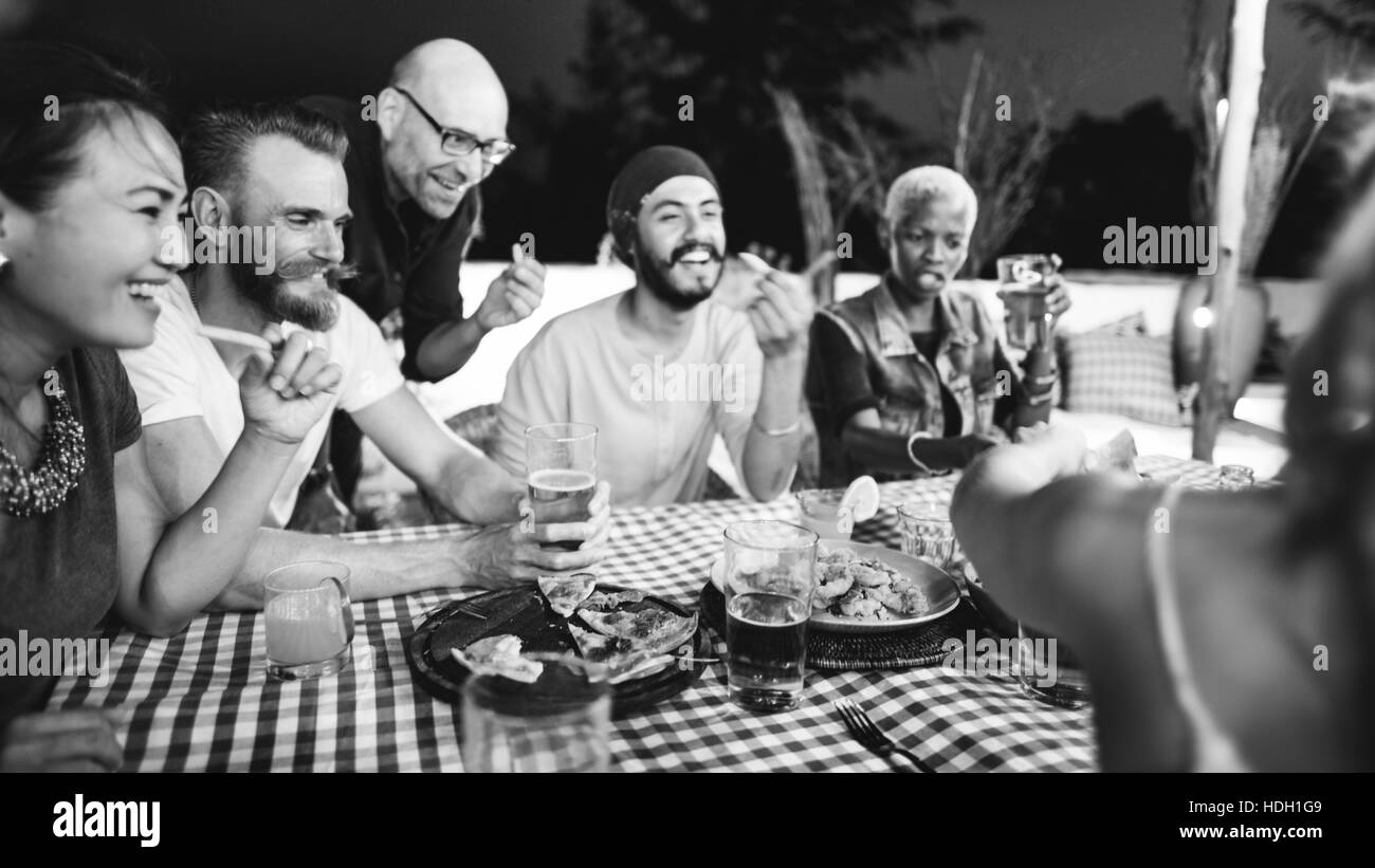 People Relaxation Beach Rest Concept Stock Photo - Alamy