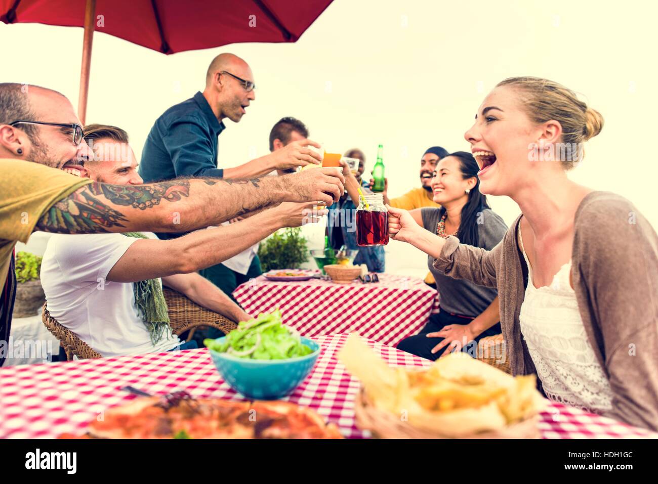 People Relaxation Beach Rest Concept Stock Photo - Alamy