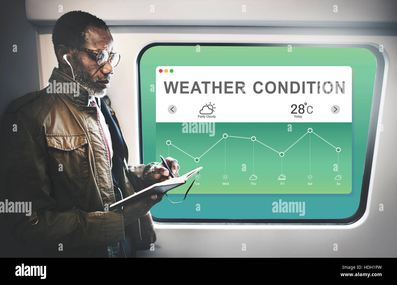 Weather Report Data Meteorology Concept Stock Photo - Alamy
