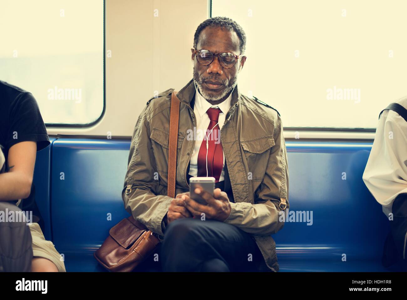 Commuter Train Transportation Urban Metro Concept Stock Photo - Alamy