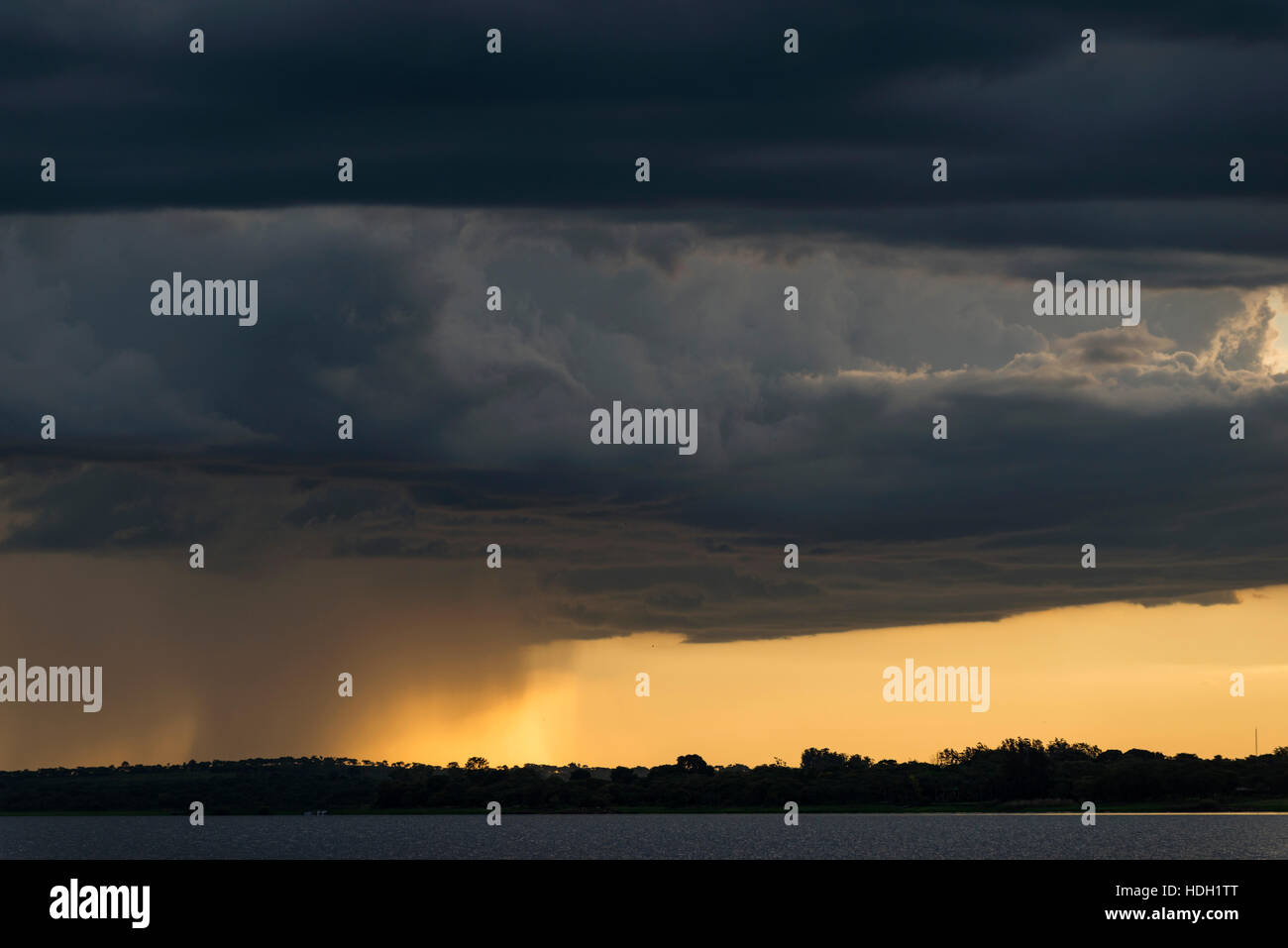 Stormy weather rain precipitation danger winds windy dramatic clouds ...