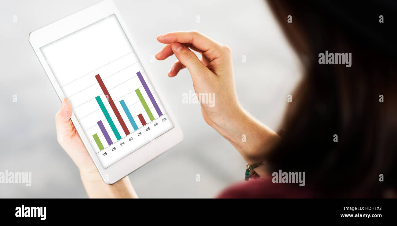Bar Graph Information Analytics Statistics Concept Stock Photo - Alamy