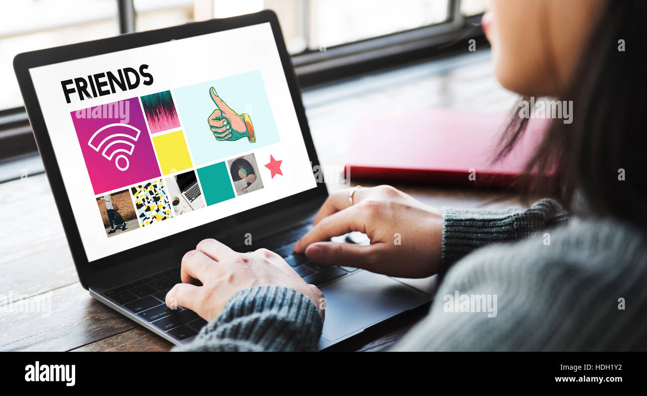 Friends Community Connection Partnership Unity Concept Stock Photo - Alamy