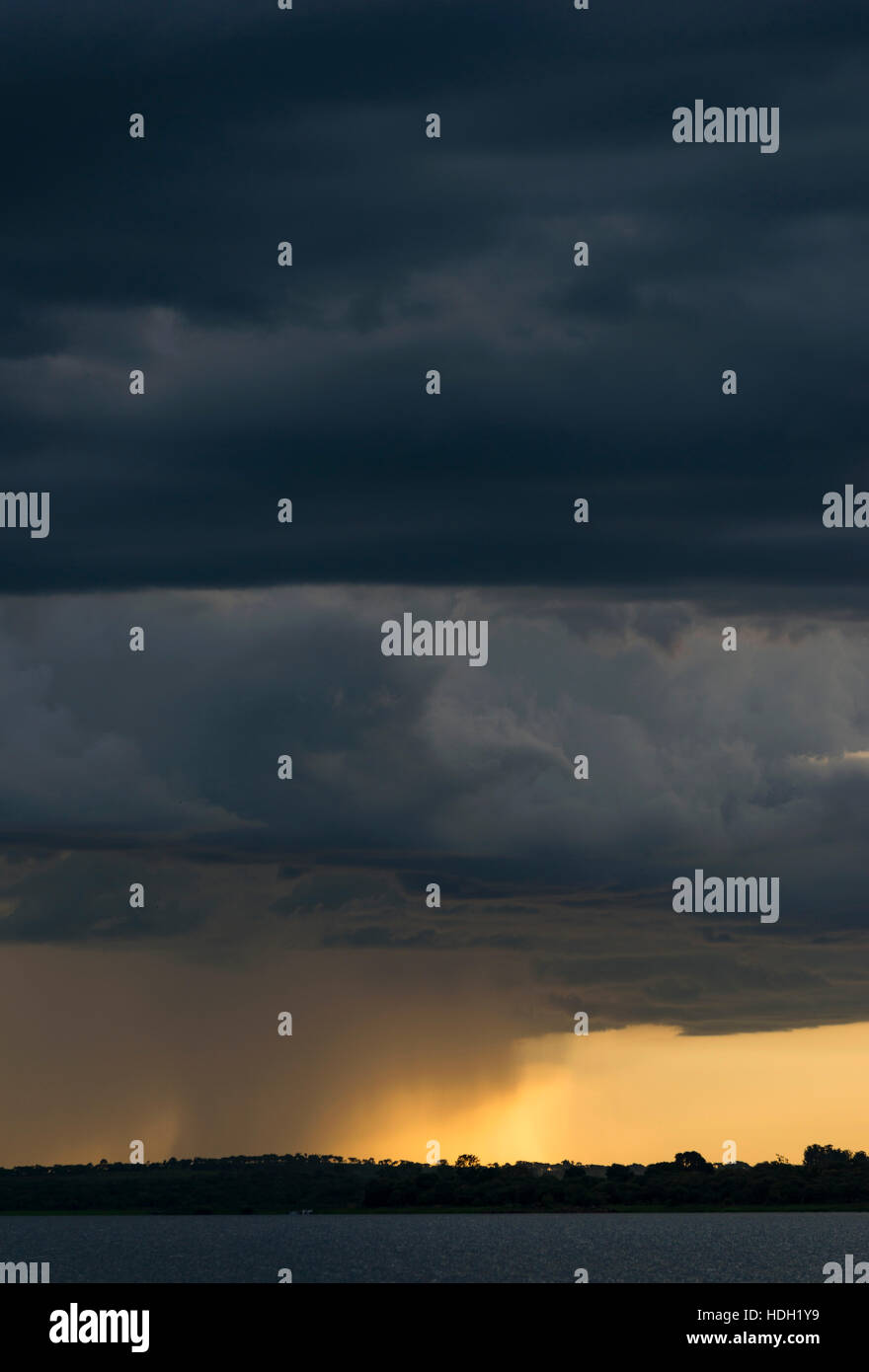 Stormy weather rain precipitation danger winds windy dramatic clouds ...