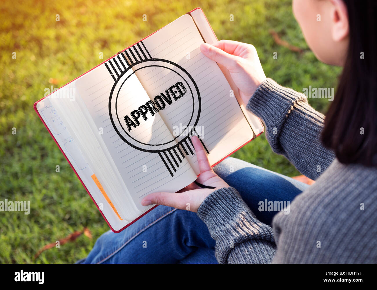 Approved Authentic Quality Guaranteed Product Concept Stock Photo - Alamy