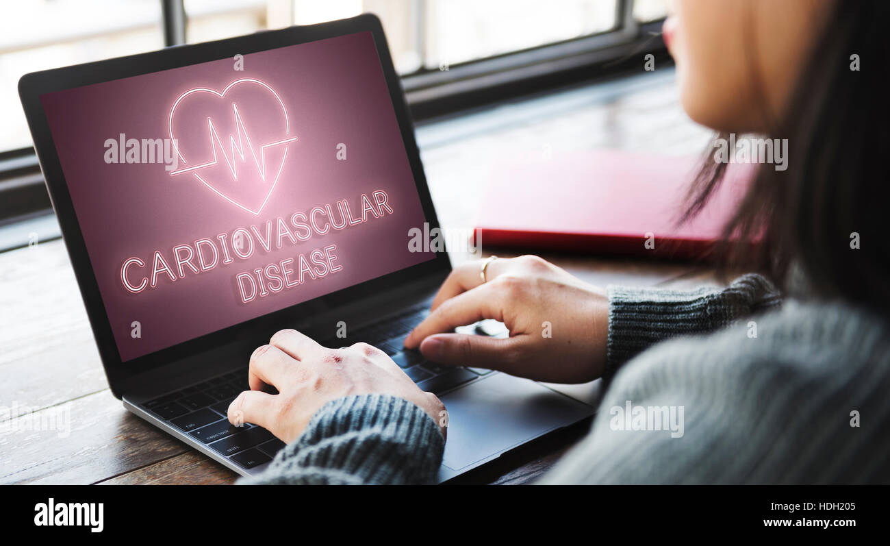 Cardiac Cardiovascular Disease Heart Graphic Concept Stock Photo - Alamy