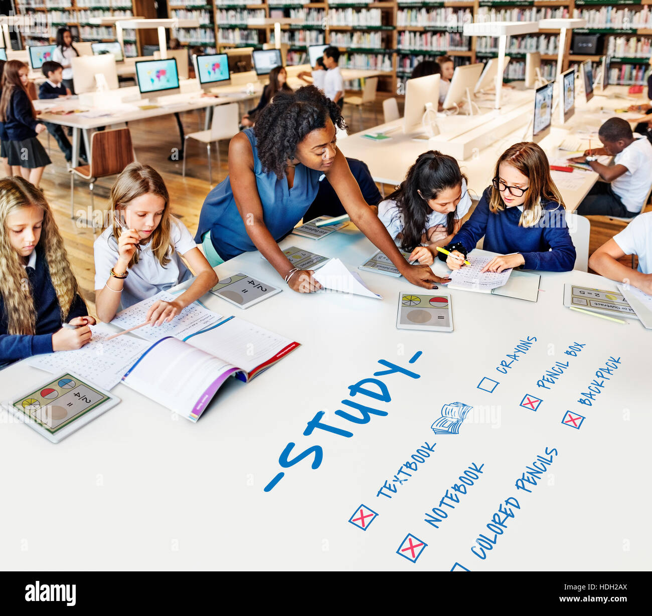 Education Study School Learning Concept Stock Photo - Alamy