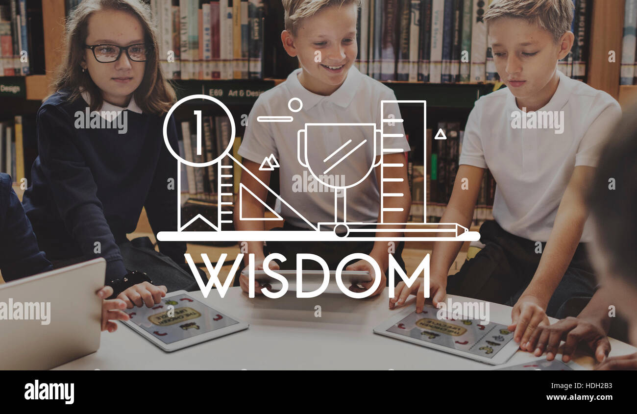 Knowledge Education Wisdom Literacy Graphic Concept Stock Photo - Alamy