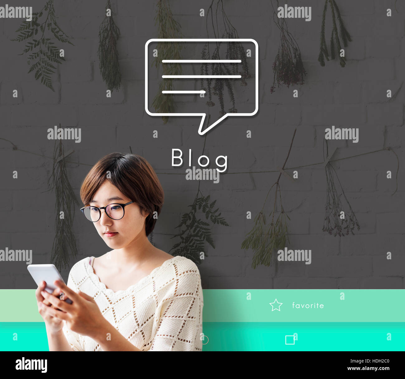 Blog website design hi-res stock photography and images - Alamy