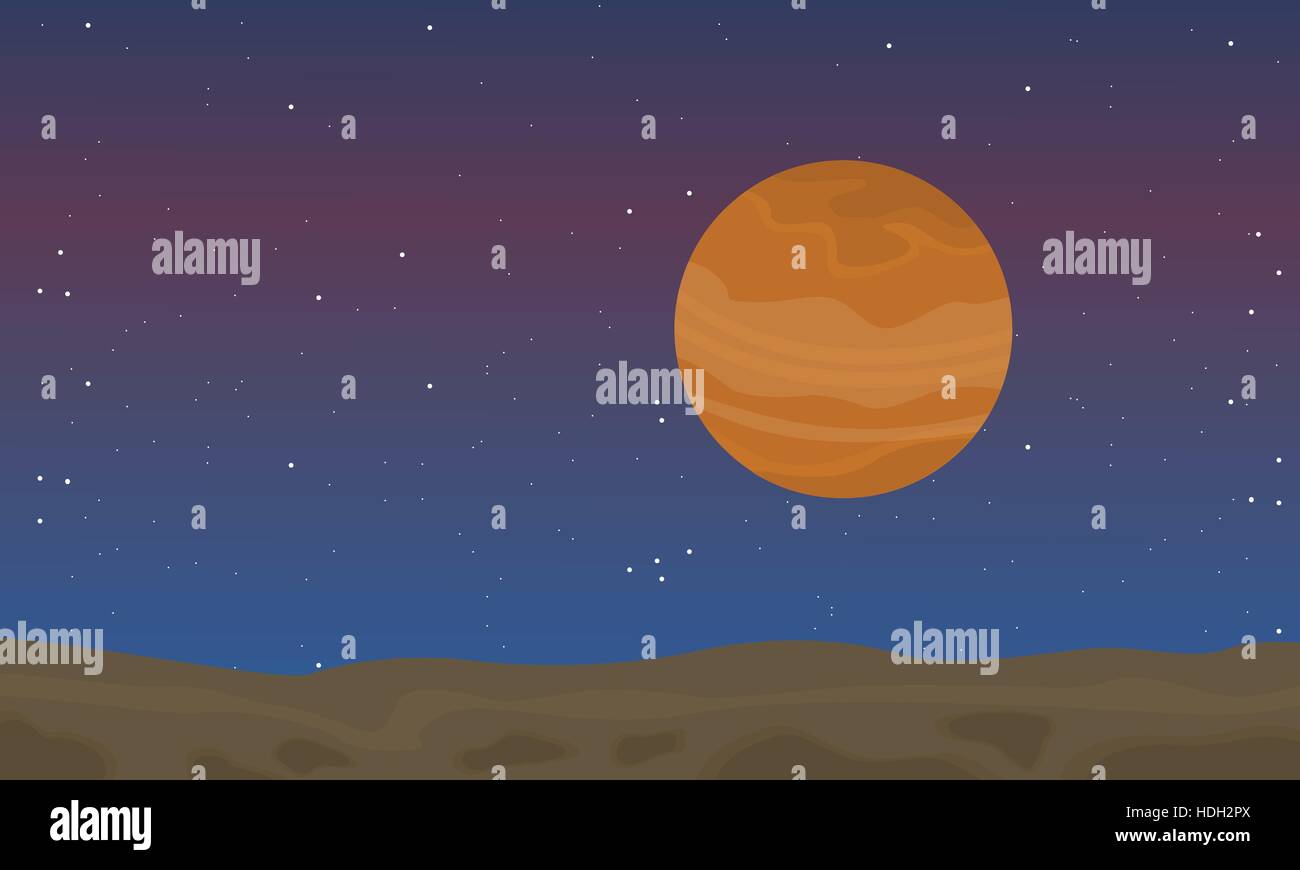 Landscape space with desert collection Stock Vector Image & Art - Alamy