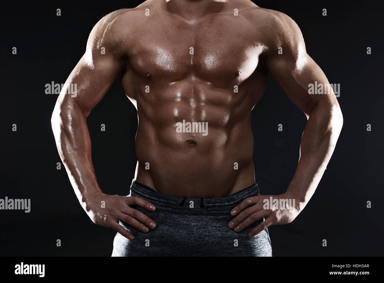Big muscles hi-res stock photography and images - Alamy