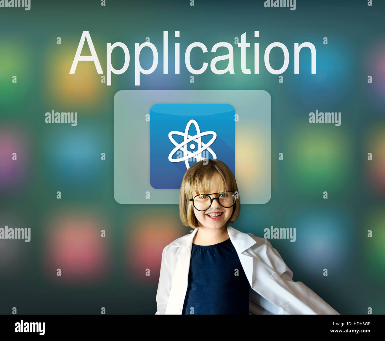 Study Education E-Learning Application Icon Graphic Concept Stock Photo ...