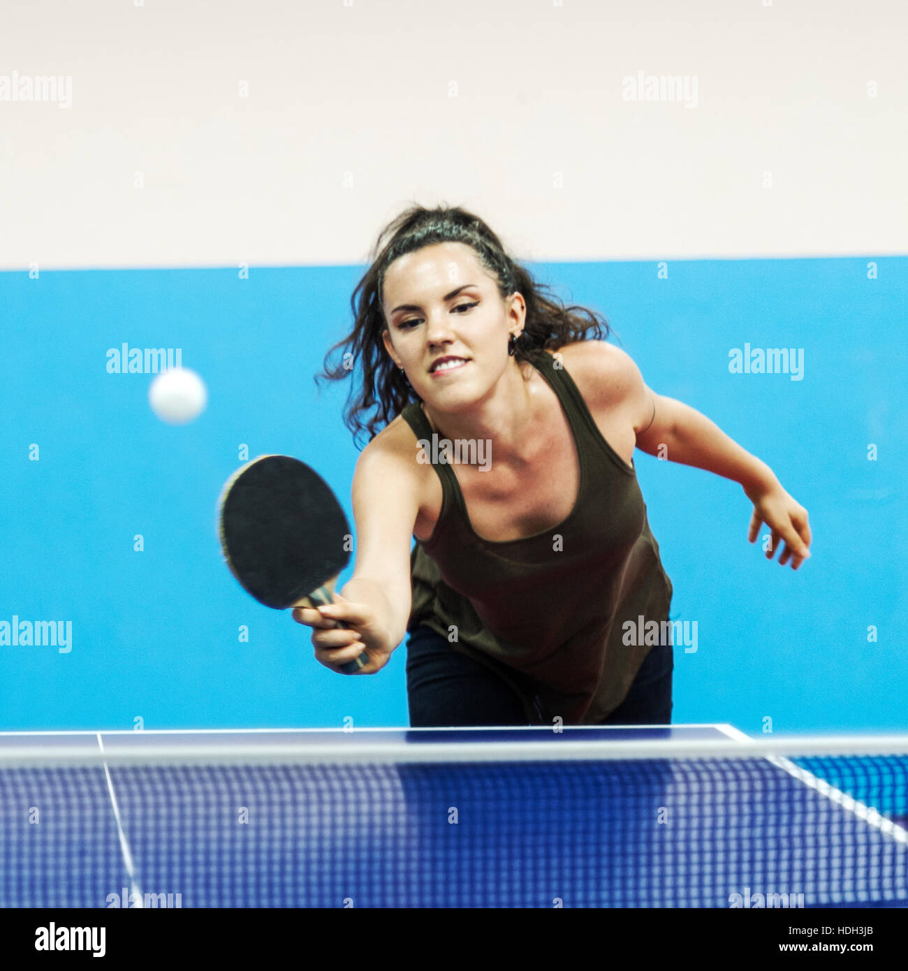 Table Tennis Ping-Pong Sport Activity Concept Stock Photo - Alamy