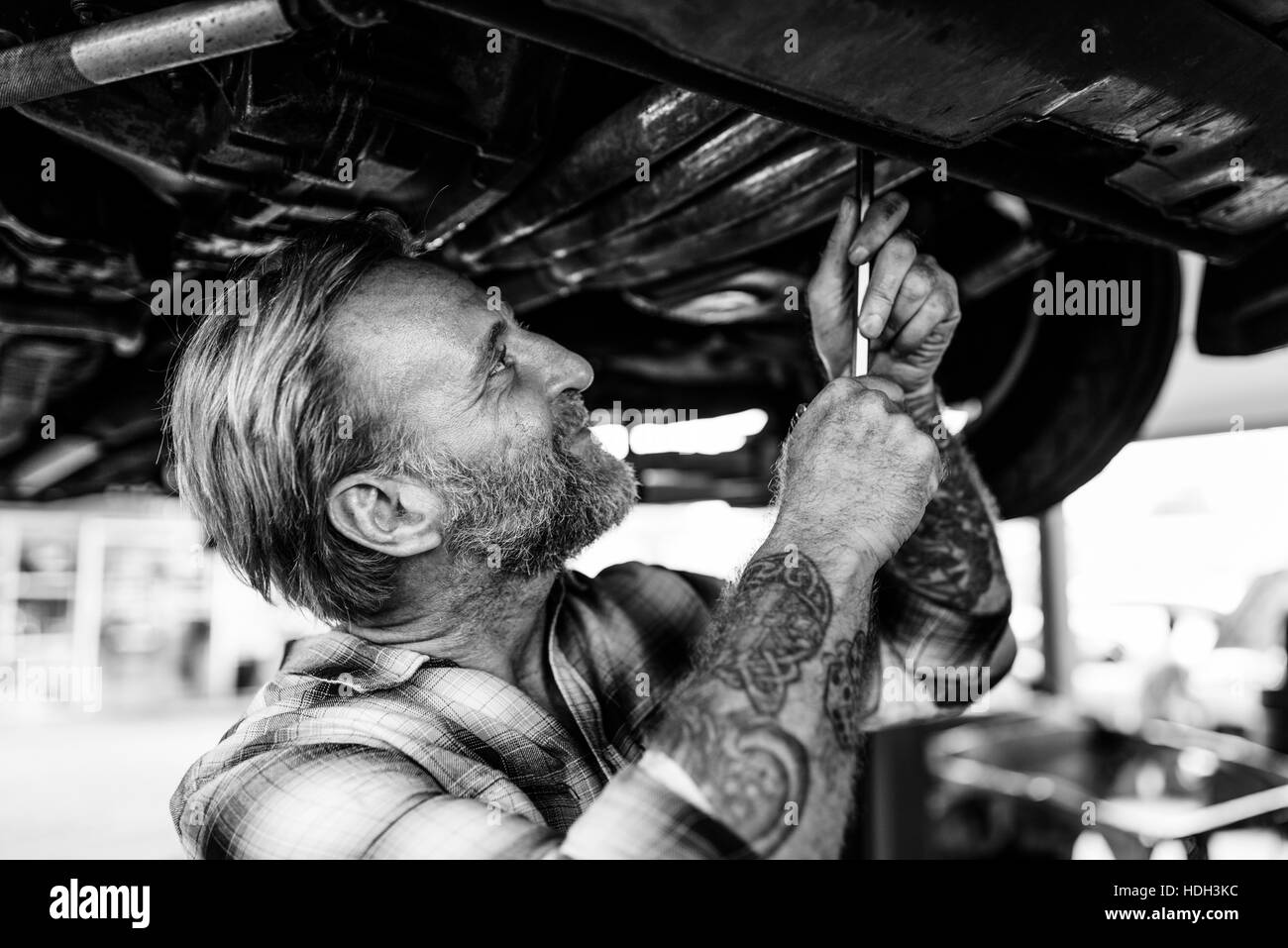 Auto Repair Shop Mechanic Technician Concept Stock Photo - Alamy