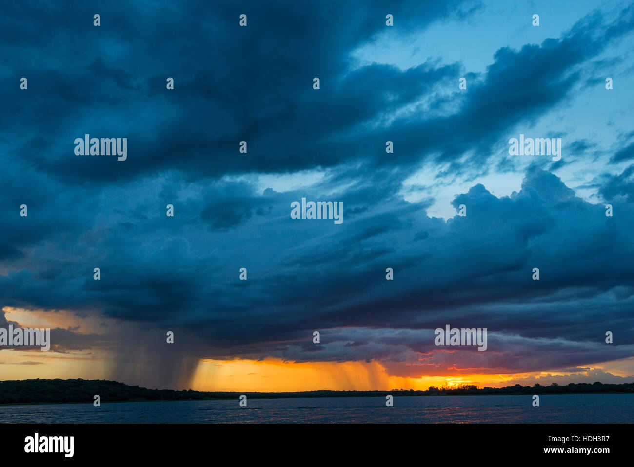 Stormy weather rain precipitation danger winds windy dramatic clouds ...