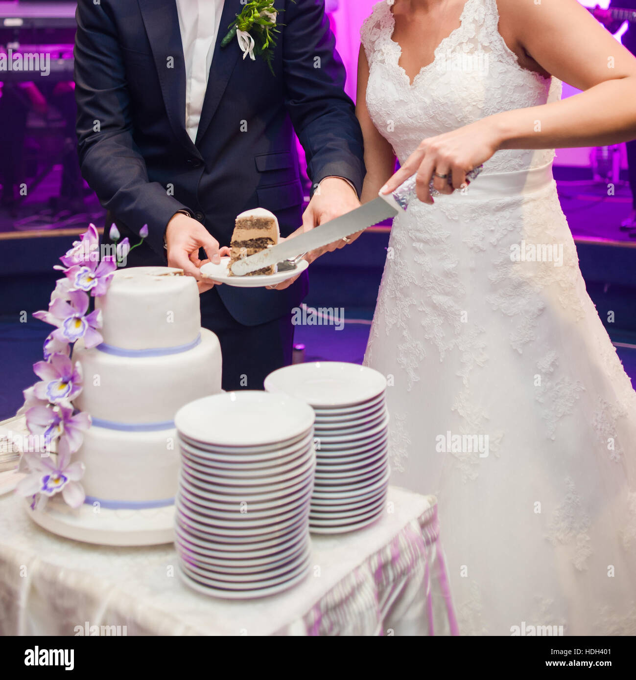 Big wedding cake Stock Photo - Alamy