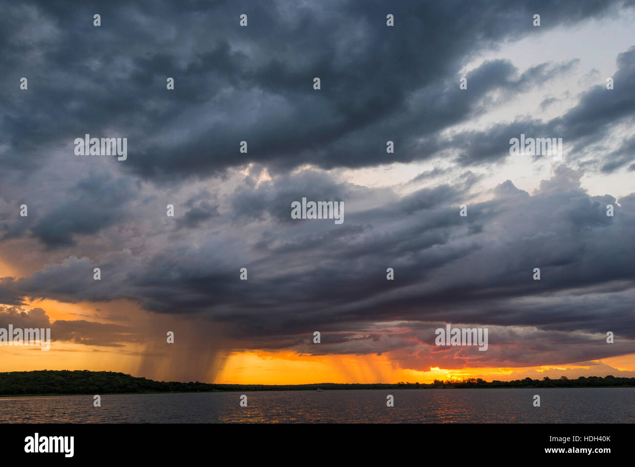 Stormy weather rain precipitation danger winds windy dramatic clouds ...