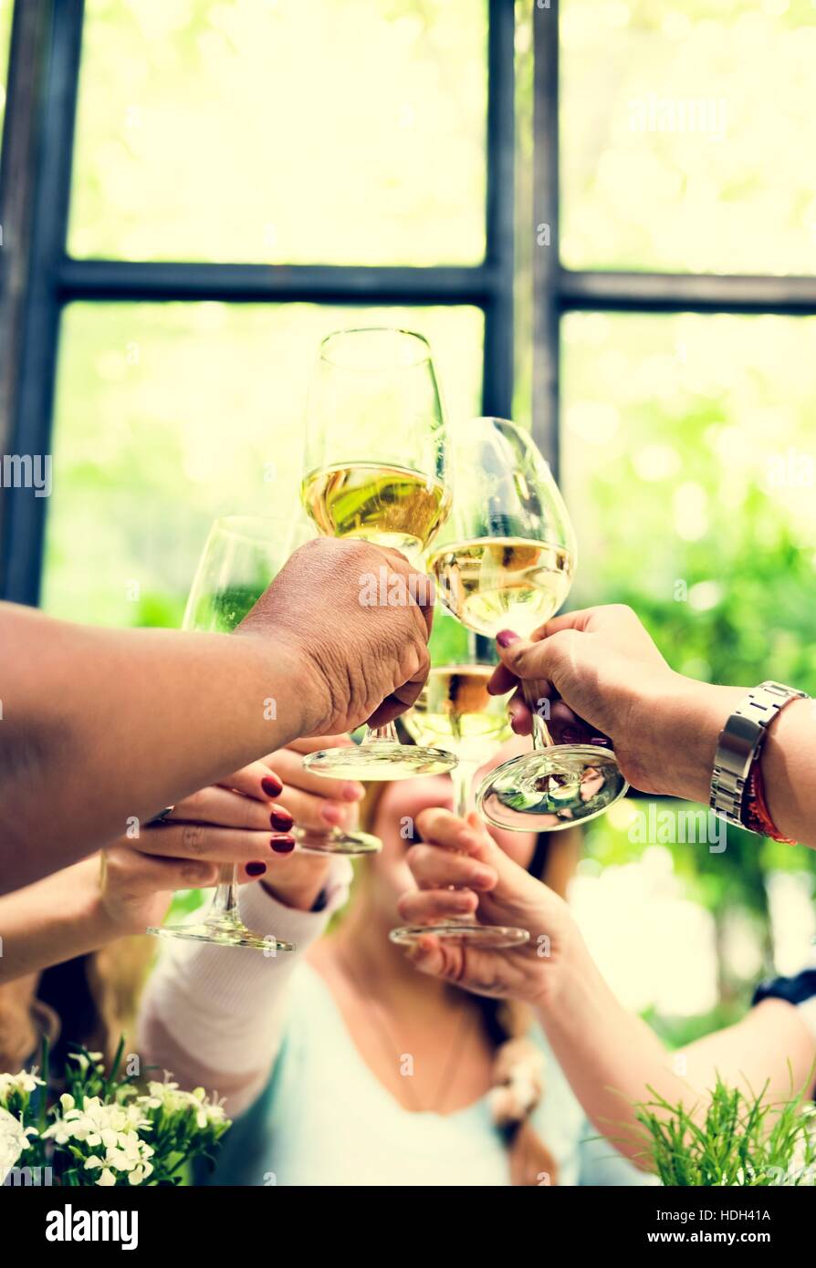 Women Communication Dinner Together Concept Stock Photo - Alamy