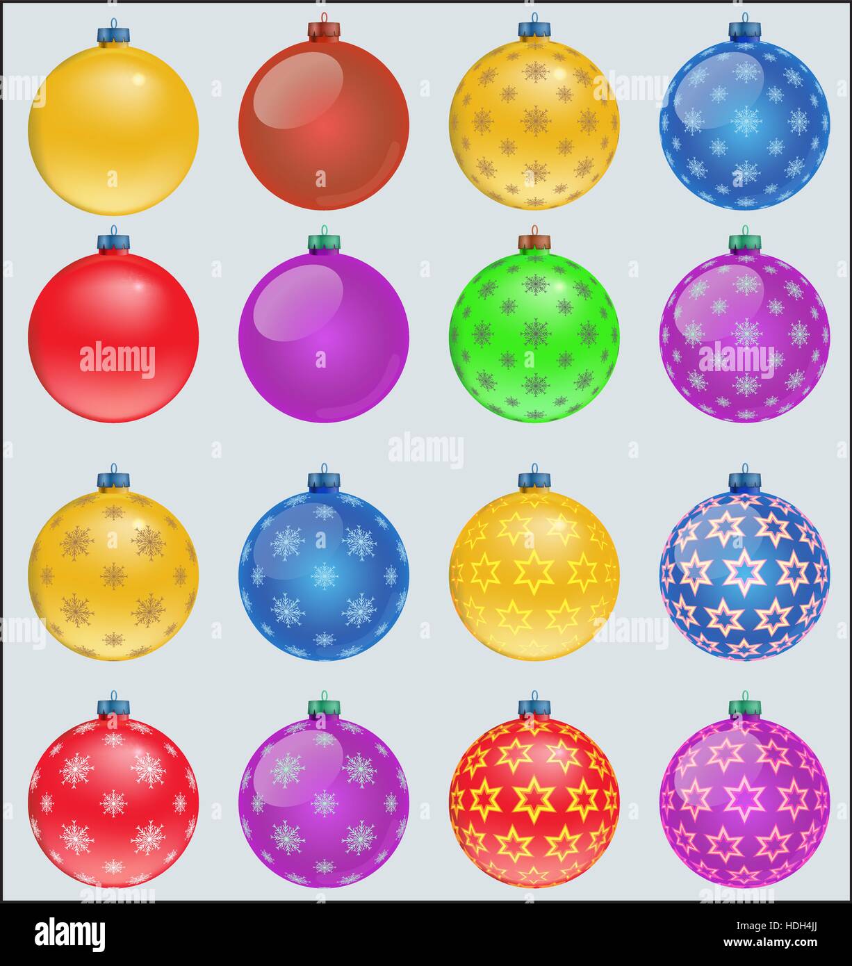 Christmas purple ball toy Stock Vector Images - Alamy