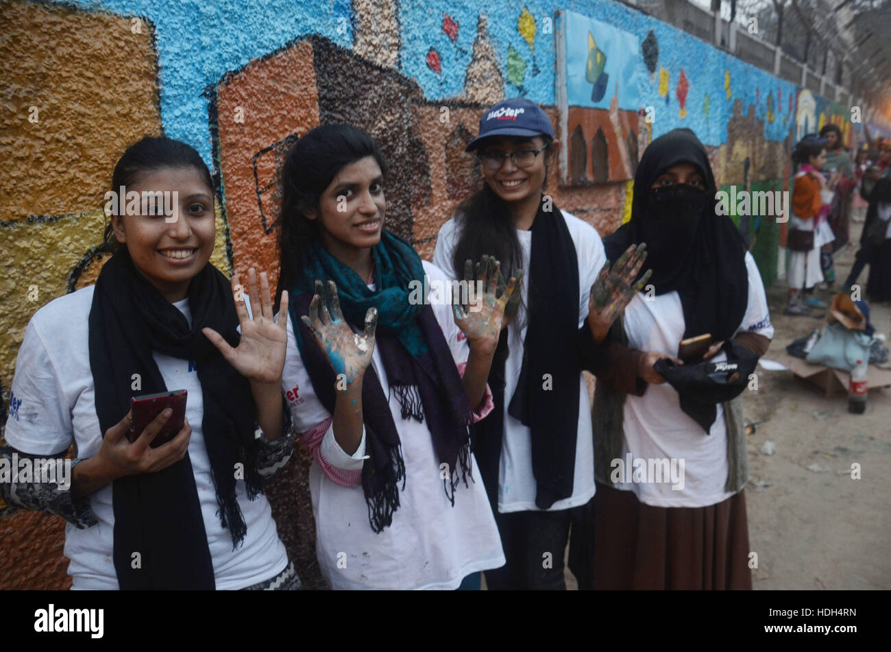 Lahore, Pakistan. 11th Dec, 2016. Pakistani student from national ...