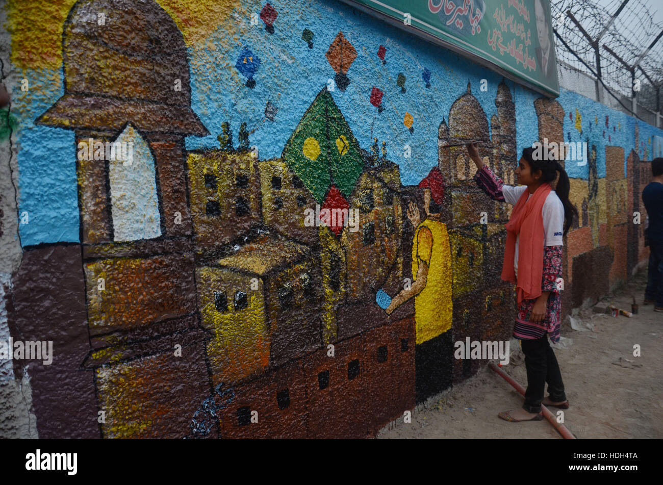 Lahore, Pakistan. 11th Dec, 2016. Pakistani student from national ...