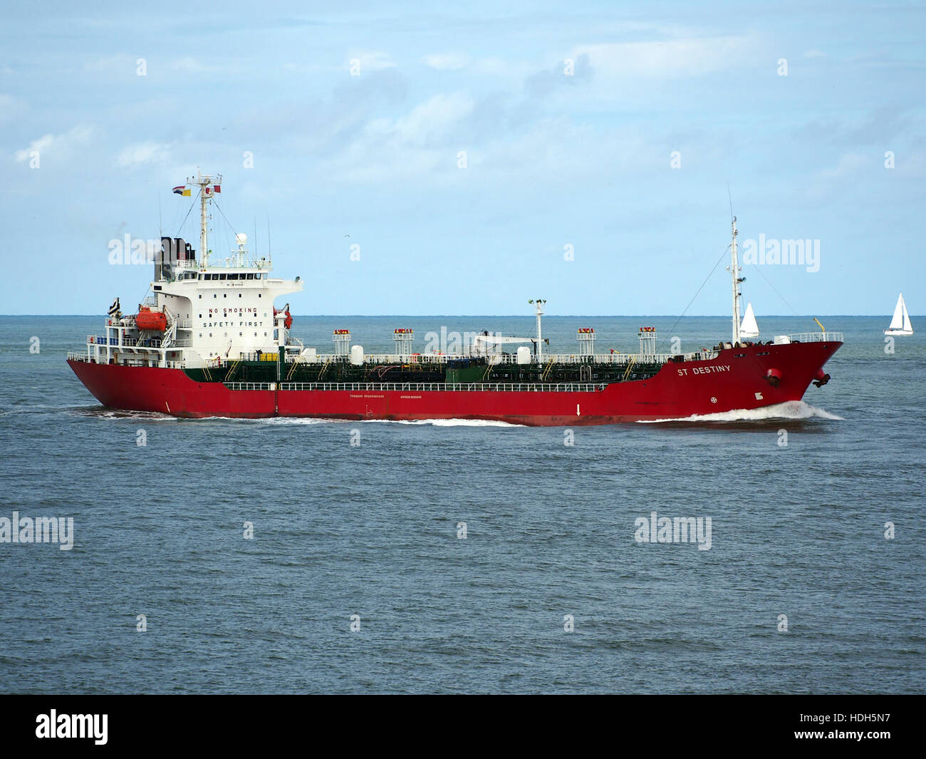 The St Destiny, a vessel registered under IMO 9170949, is seen here in ...