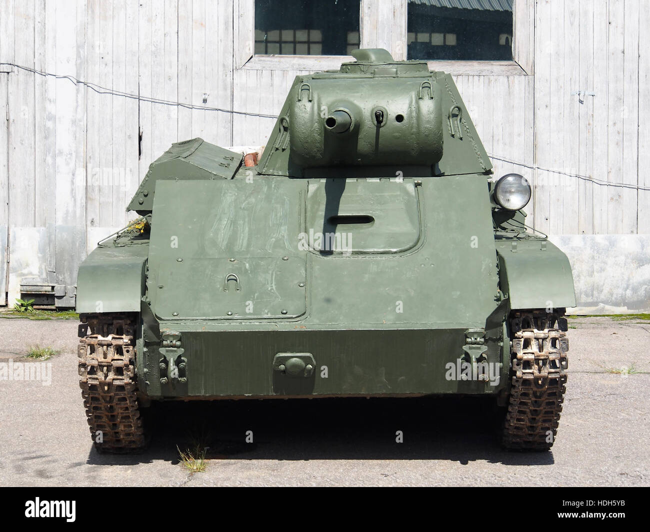 The T-70 is a Soviet light tank from World War II, on display at the ...