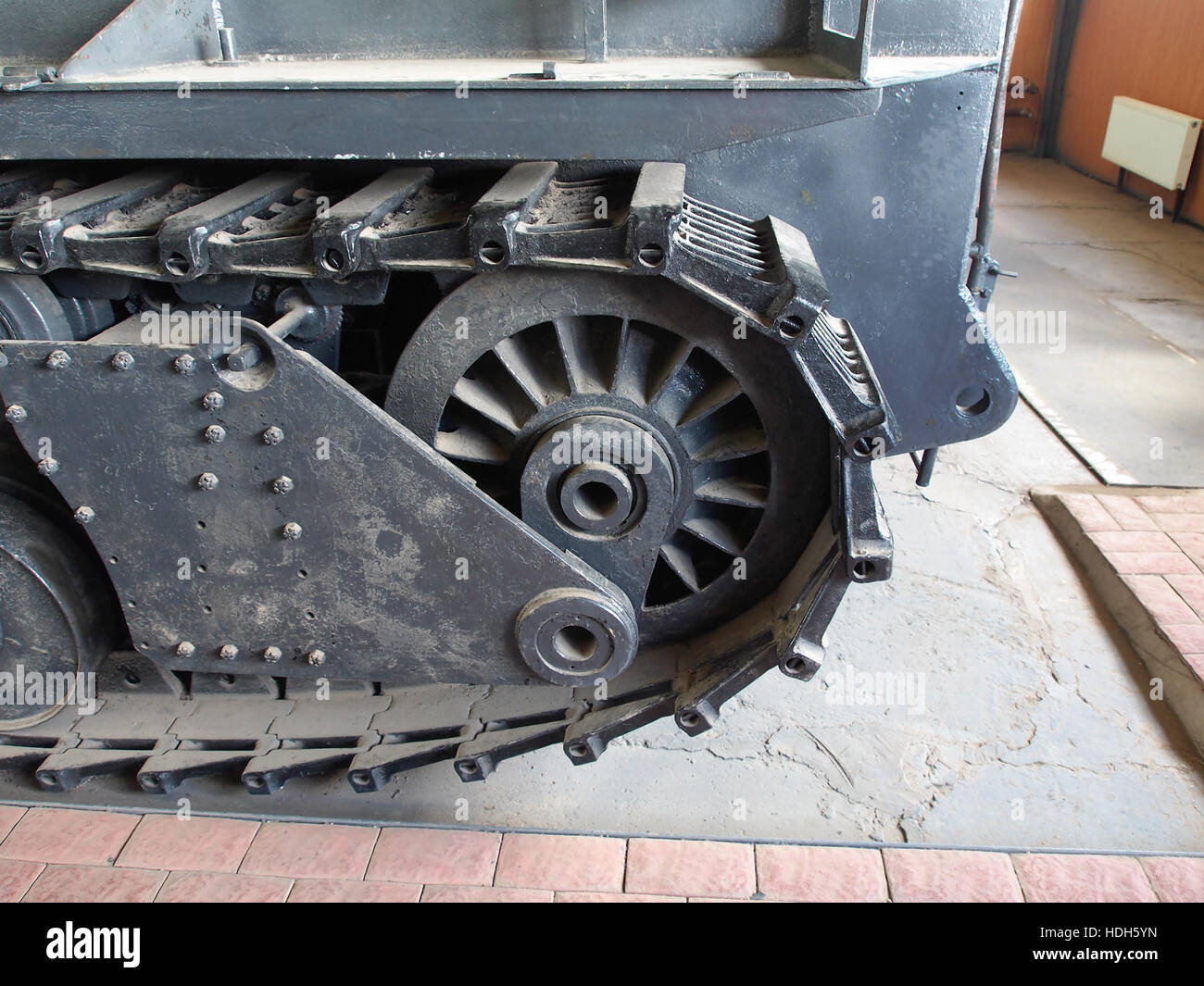 The image shows Mrser Karl 'Adam' on display at the Tank Museum in ...