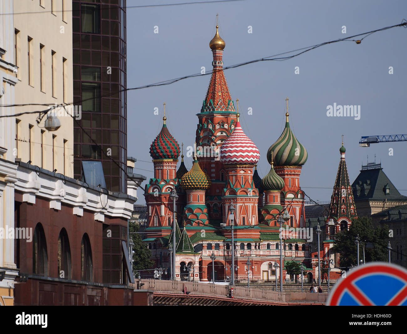 A photograph of Saint Basil's Cathedral in Moscow, showcasing the ...