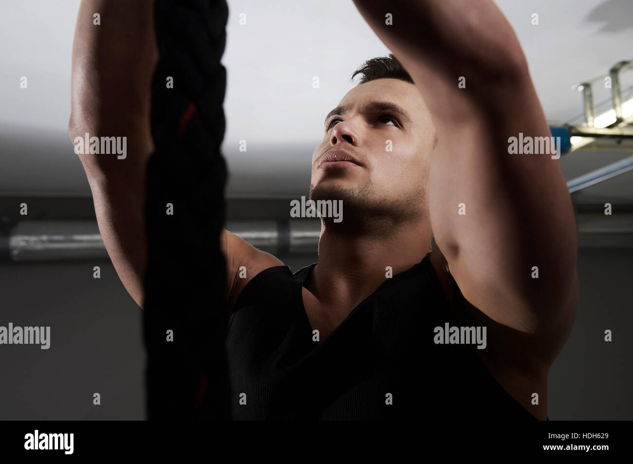 Close up front view concentrated hi-res stock photography and images ...