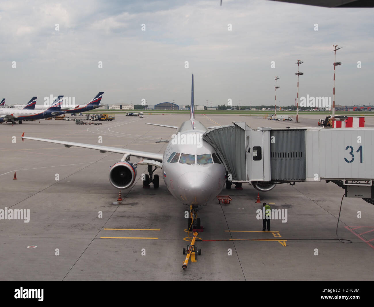 This photograph shows VQ-BEA, a private aircraft, at Sheremetyevo ...