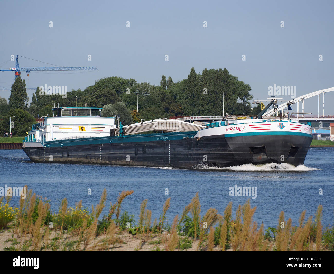 The Miranda is a vessel that operates on the Amsterdam-Rijn Canal ...