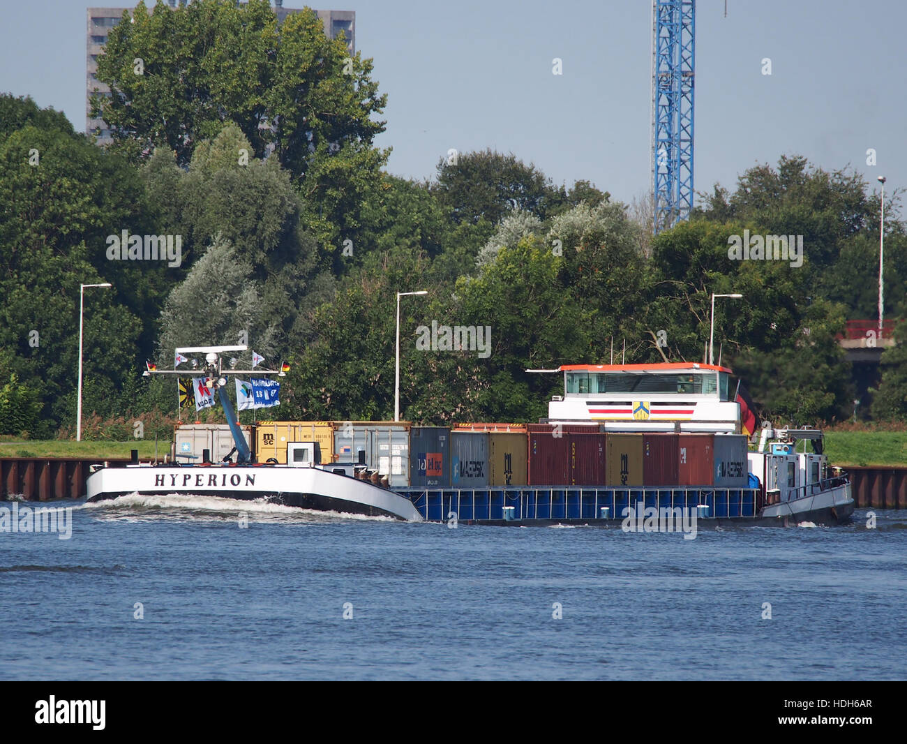 1972 eni 02204724 op het amsterdam rijn kanaal pic1 hi-res stock ...