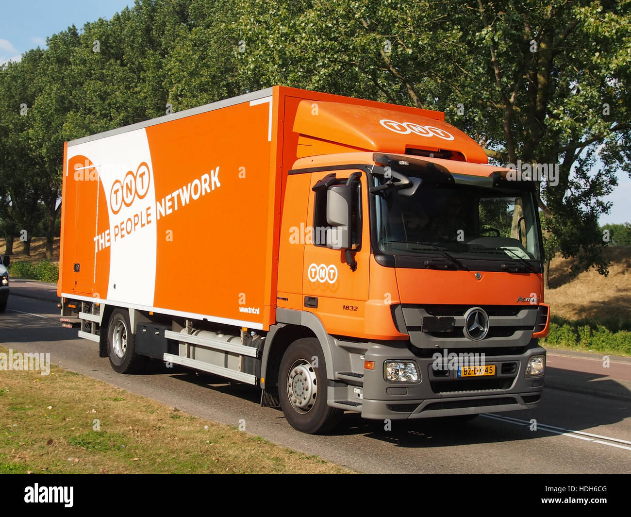 This image of large transport trucks illustrates the scale and power of ...