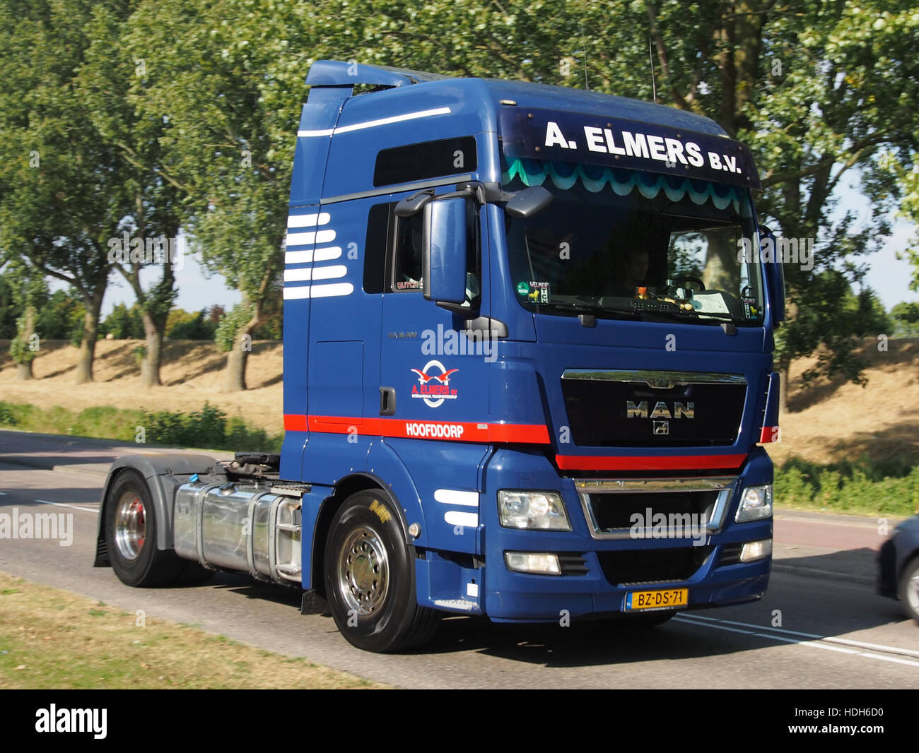 This image shows large transport trucks, commonly used for transporting ...