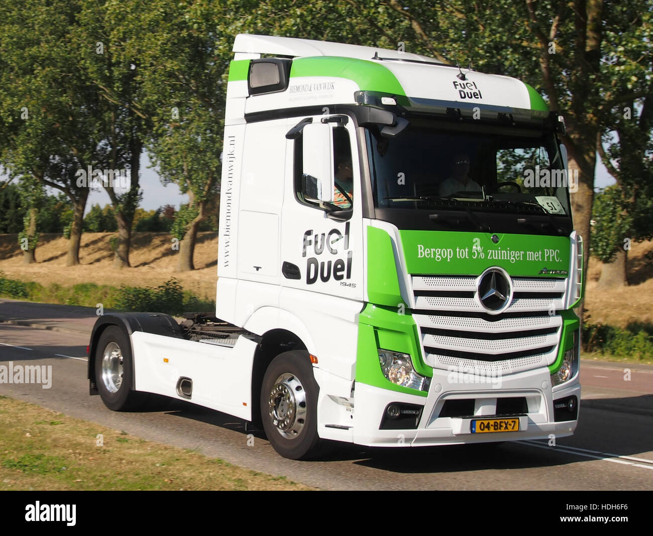 This image shows a large truck used for transporting goods ...