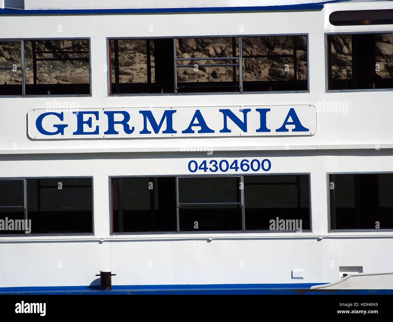 The ship Germania, built in 1978, is seen here with ENI number 04304600 ...