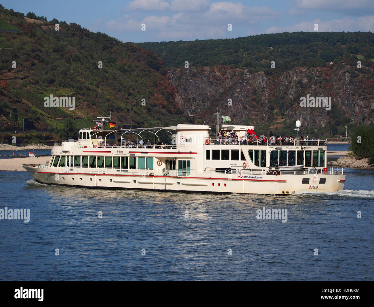 ship rhine river Stock Photo - Alamy