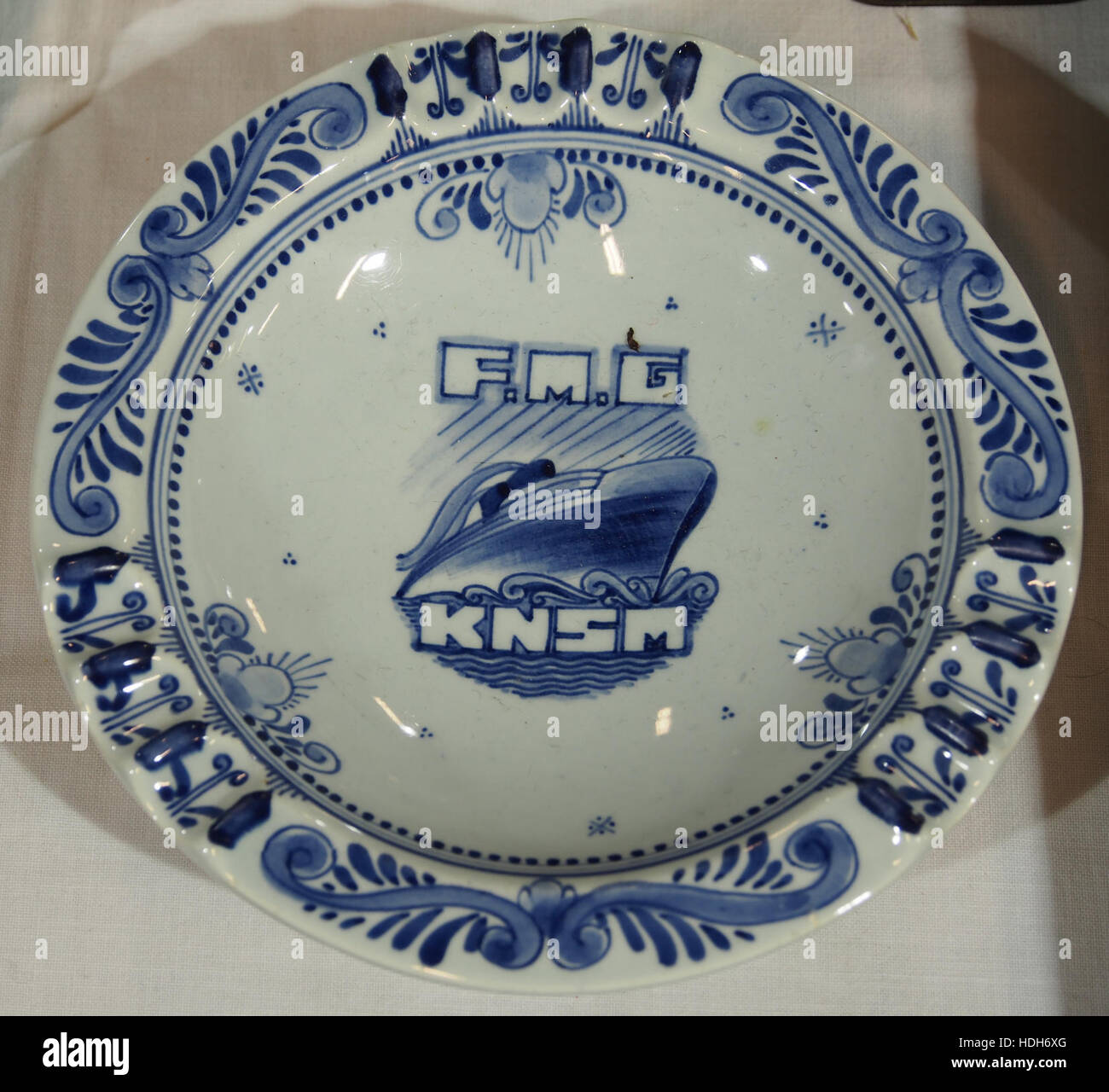 The FMG KNSM asbak is a collectible ashtray from the shipping line KNSM ...