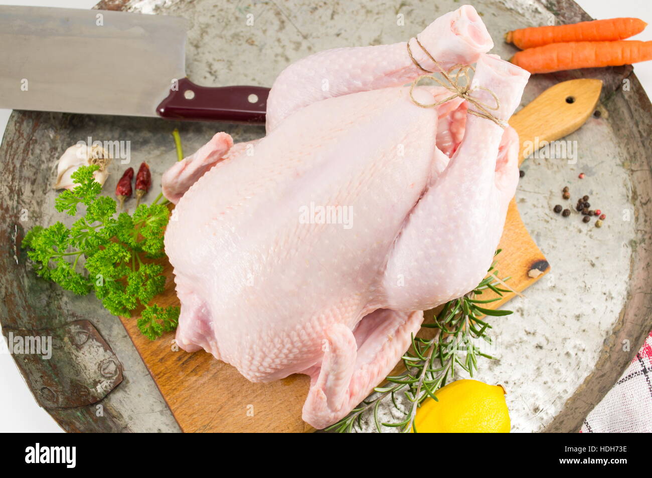 Raw meat pepper slices hi-res stock photography and images - Alamy