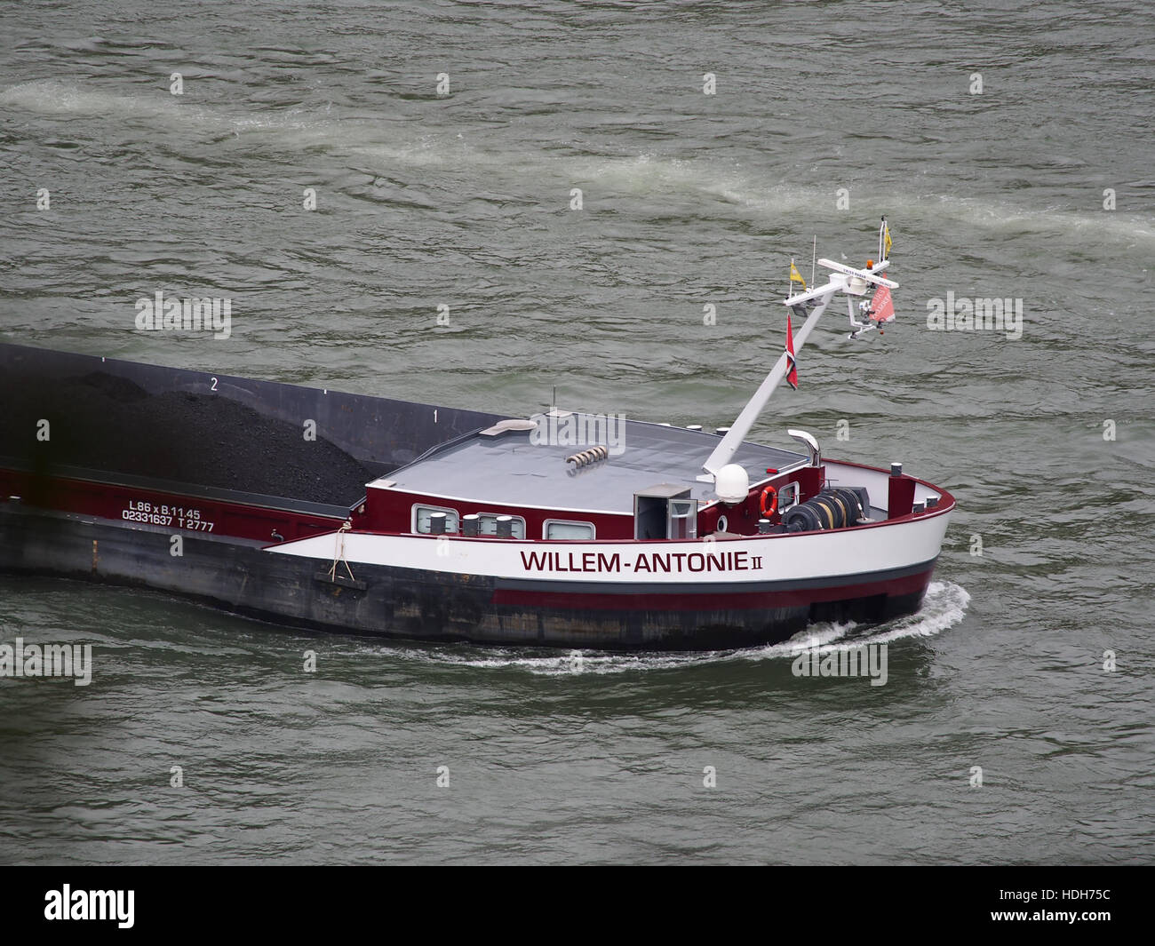 This image shows the ships 'Willem-Antonie' and 'Willem-Antonie II ...