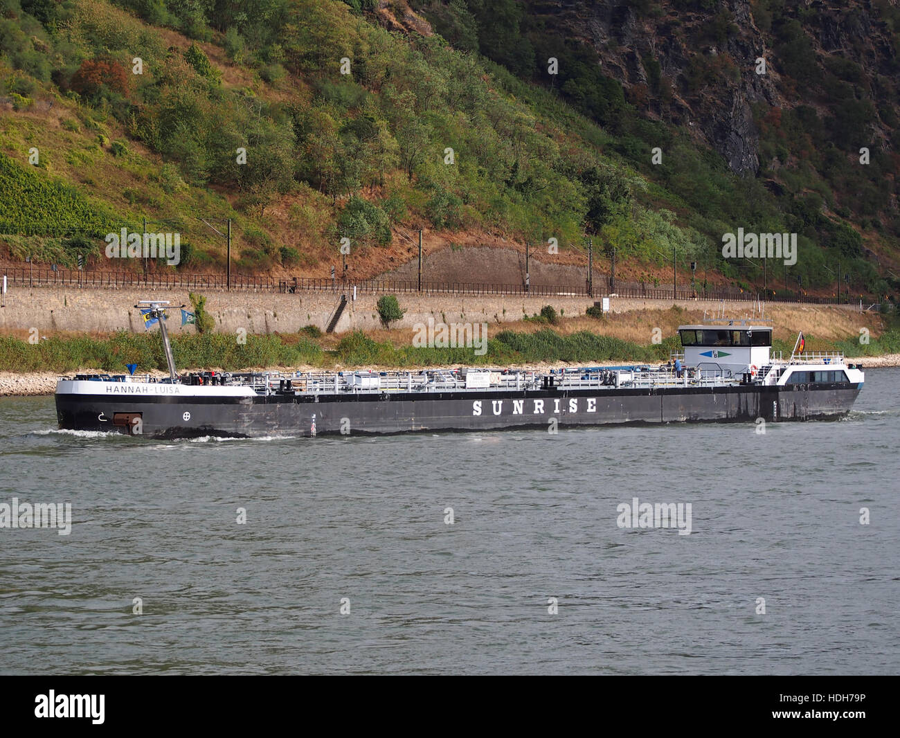 The *Hanna-Luisa* ship, identified by ENI number 04810510, is pictured ...