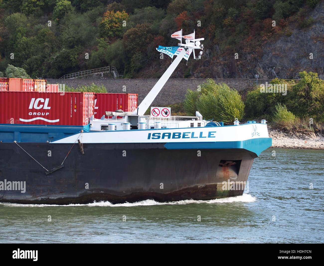The ship Isabelle, registered with the ENI number 06105027, is seen ...