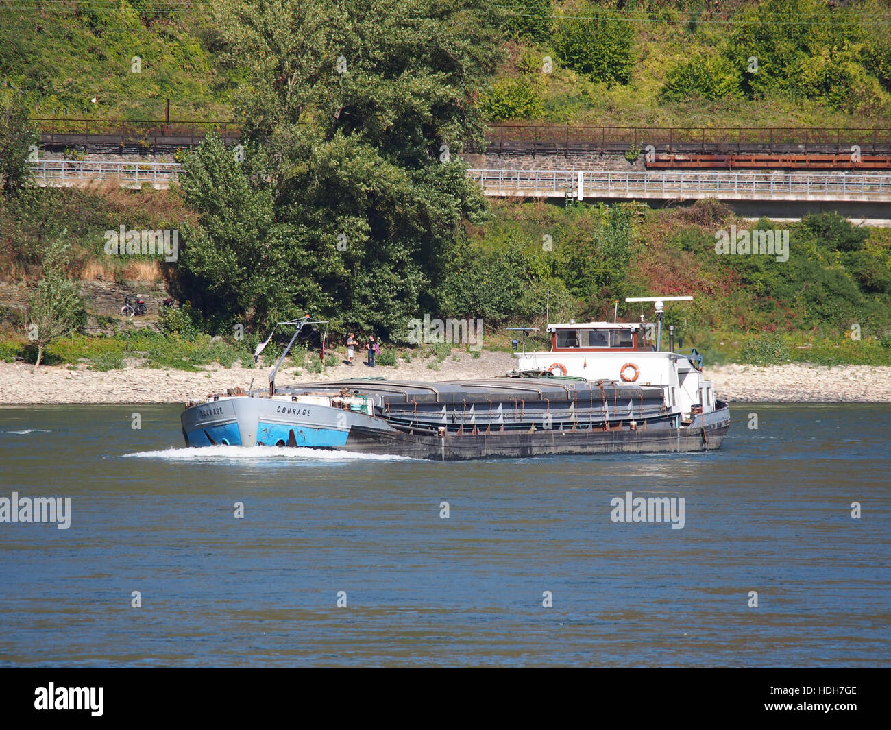 The ship 'Courage' (ENI 02311152), a vessel from 1962, is pictured on ...