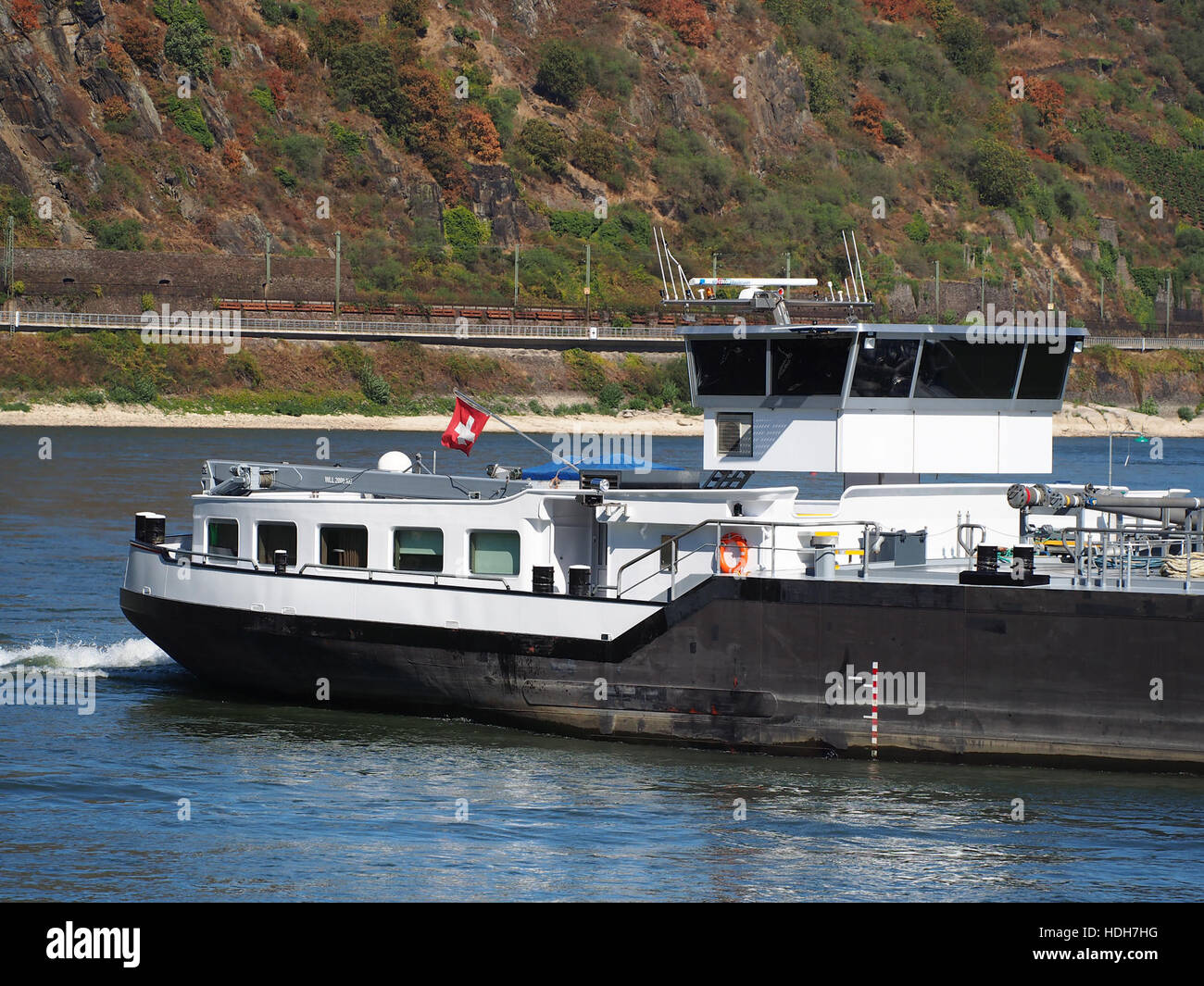 The ship RP Birsfelden, identified by ENI number 02335653, is shown ...