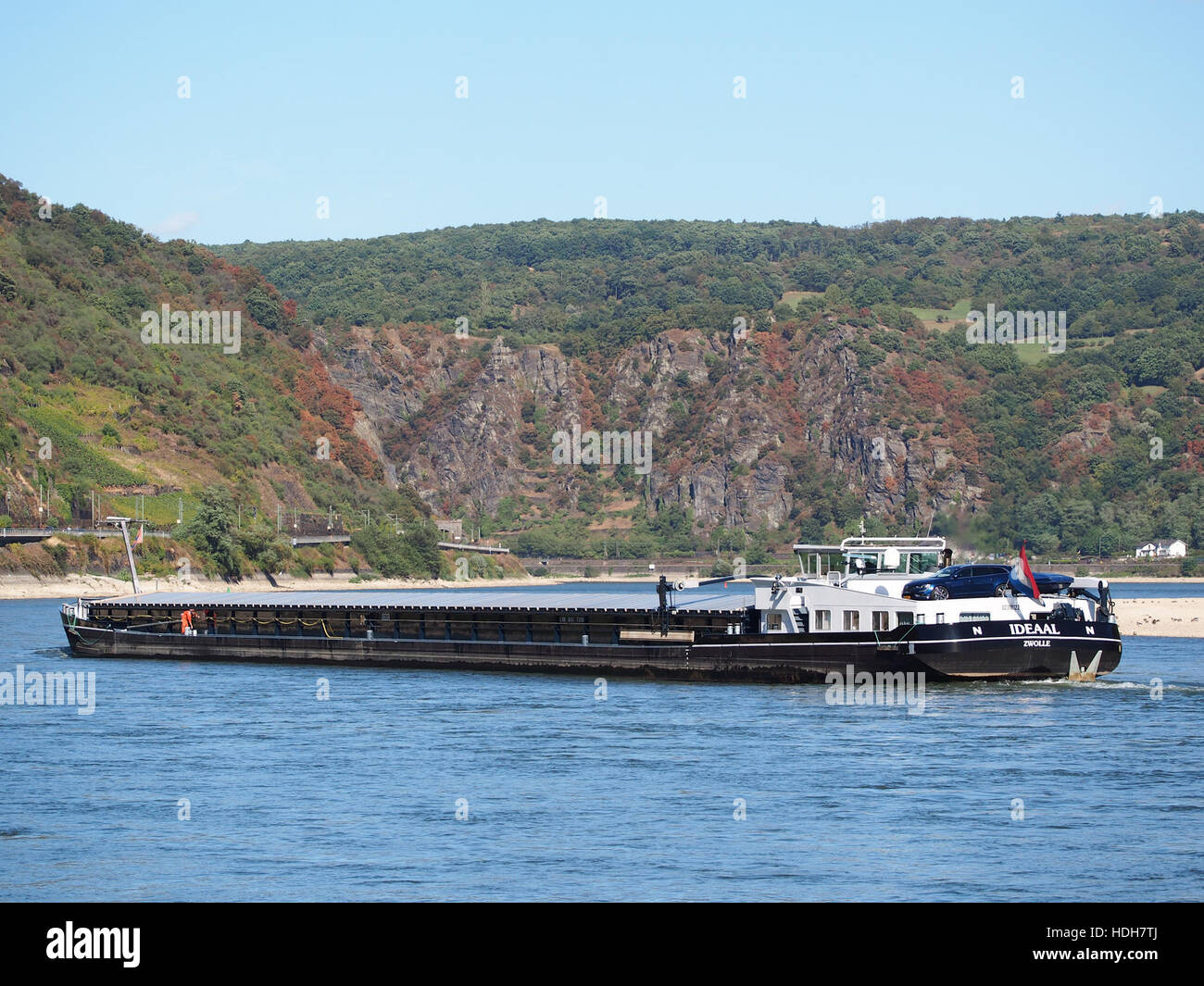 The Ideaal, a ship with ENI number 02318122, is seen navigating the ...