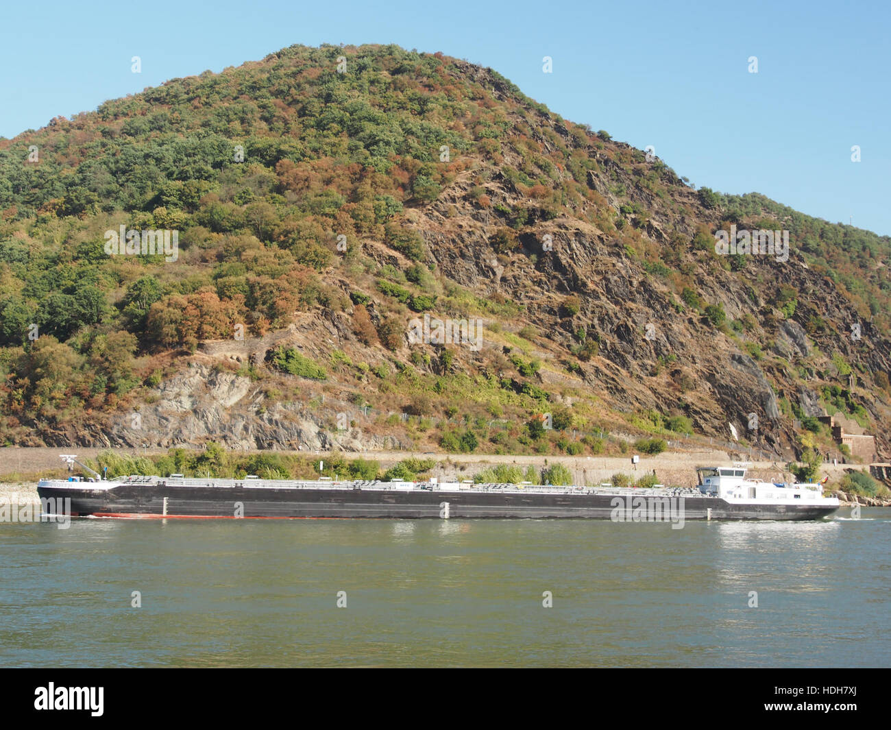Judith (ship, 2013) ENI 04811280 on the Rhine at Oberwesel pic5 Stock ...
