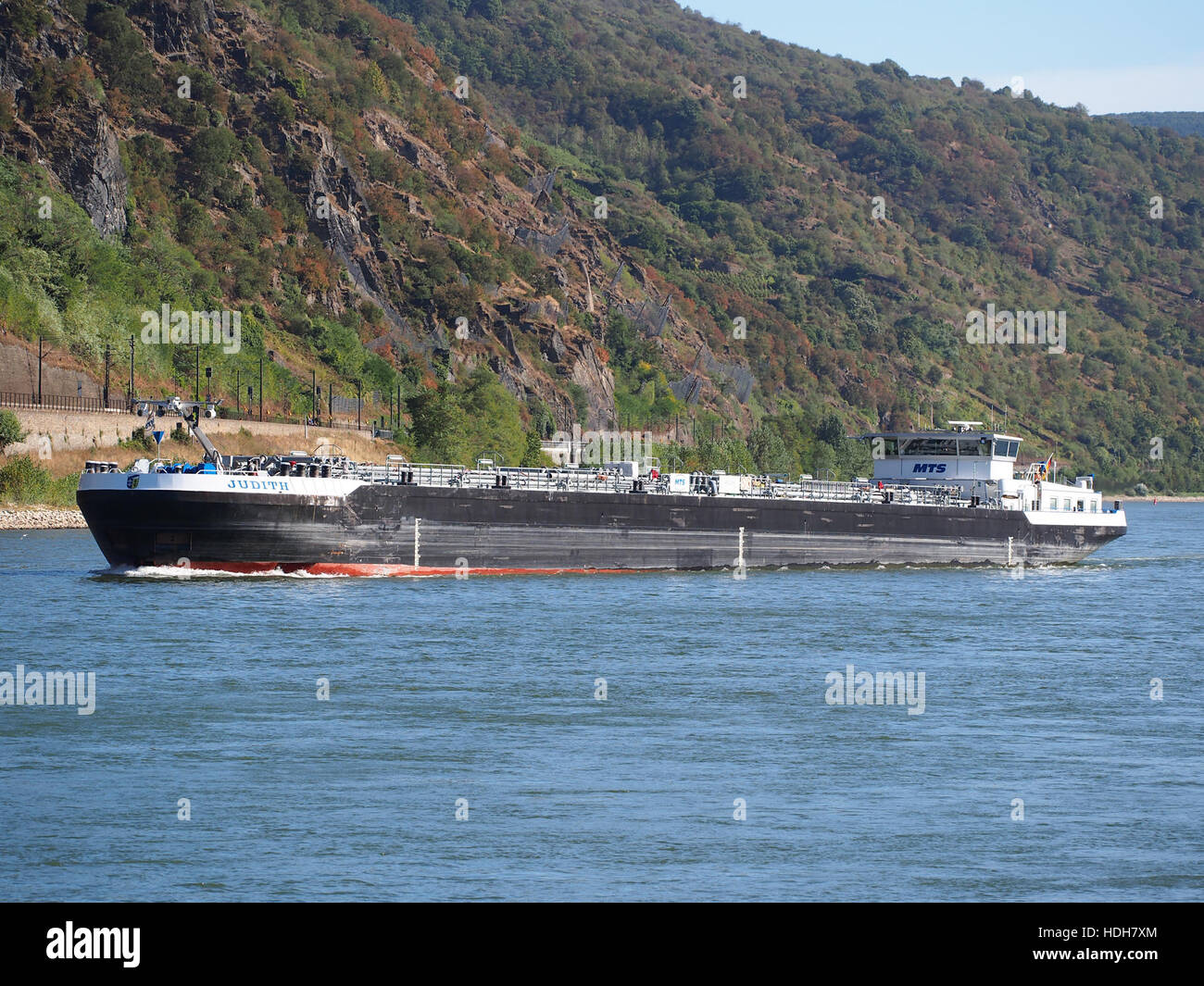 The ship Judith (ENI 04811280) photographed on the Rhine River near ...
