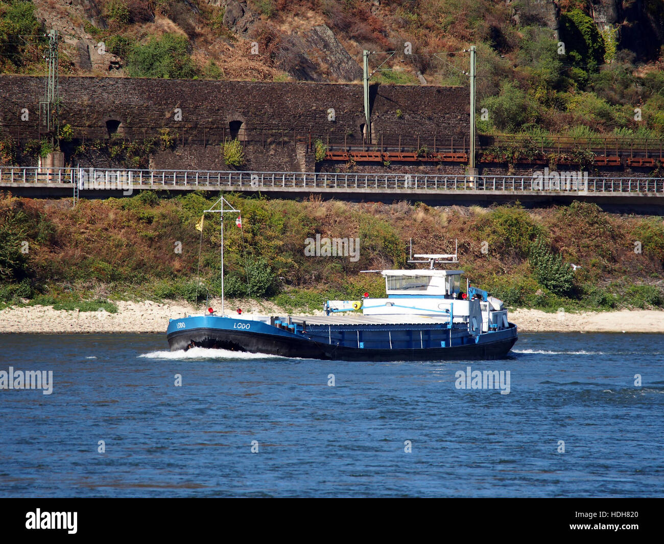 The 1963-built cargo vessel Lodo, identified by its ENI number 02312976 ...